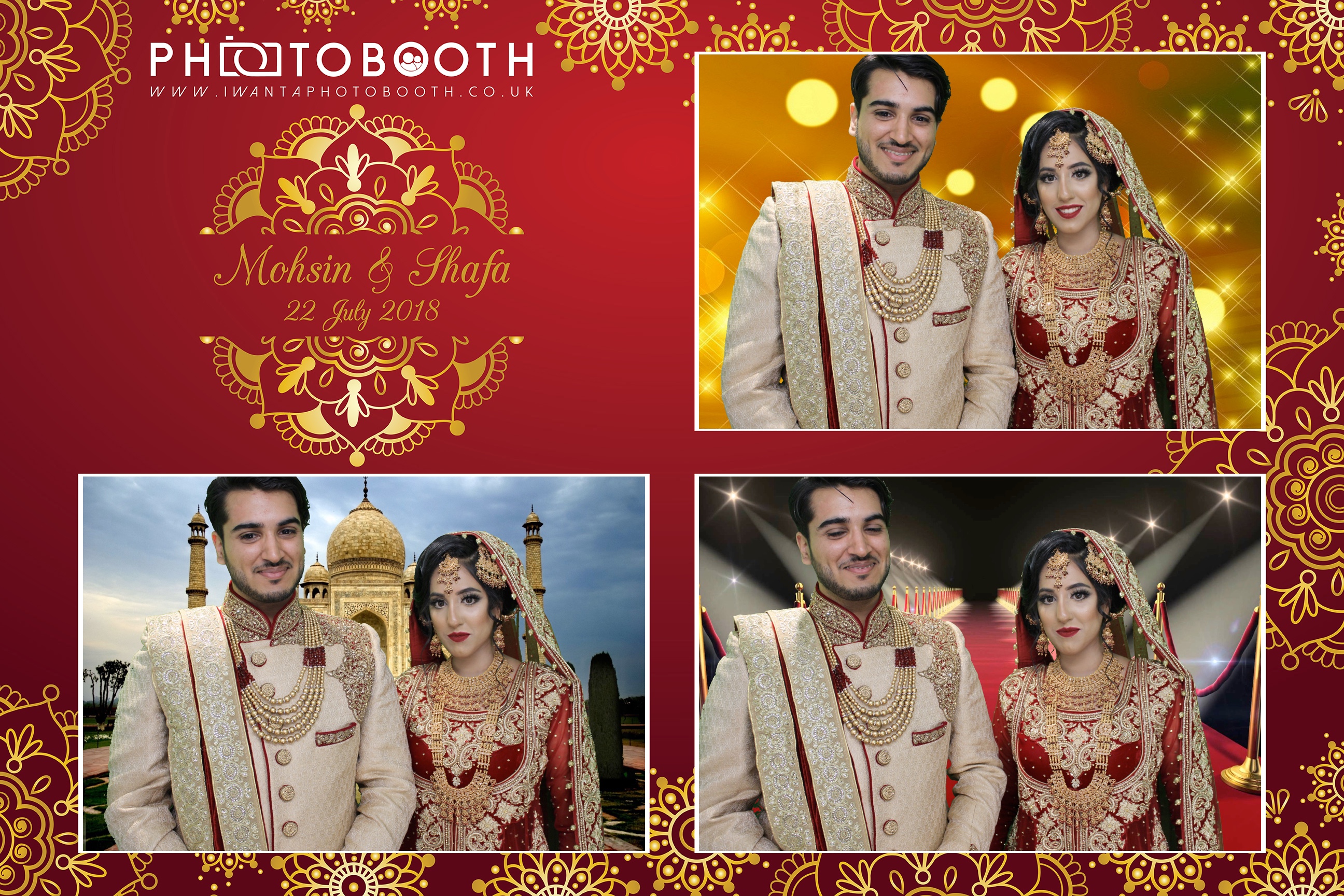 Mohsin & Shafa Wedding - I Want A Photo Booth